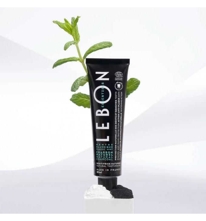 Classic Mint Charcoal toothpaste | MIMOSA